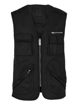 Givenchy Pocket Cargo Vest - Black