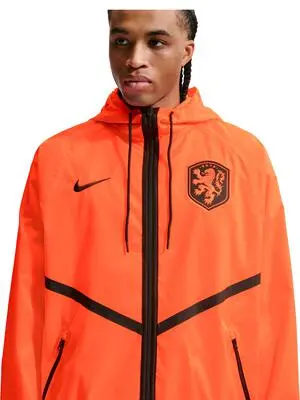 Nike Netherlands Dri-fit Soccer Anthem Jacket - Orange