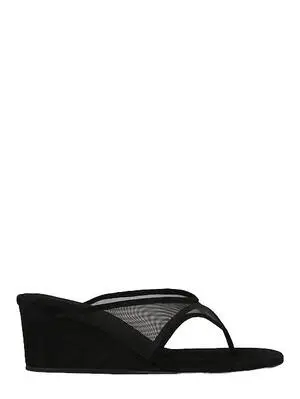 LUCASHEVA Audokia Wedge Sandal - Black