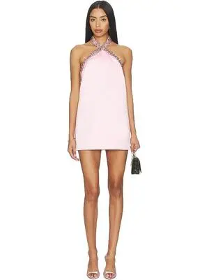 Retrofete Sabry Embellished Mini Dress - Rosa