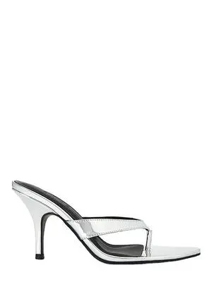 Femme La Tokyo Metallic Thong Sandal - Silver