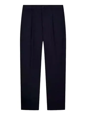 Hartford Pleated-front Trousers - Blue