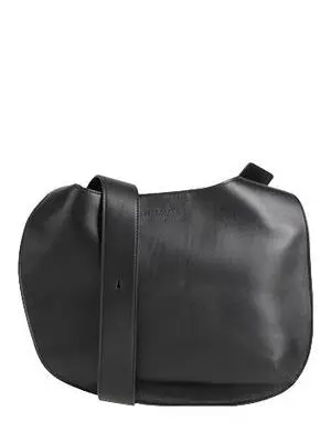 SALVATORE FERRAGAMO FERRAGAMO Black Leather Crossbody Bag