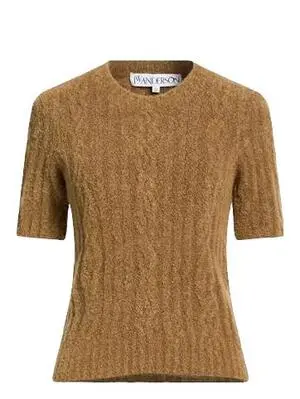 JW Anderson Acrylic, Polyamide, Wool, Alpaca Wool, And Elastane Knit Sweater - Beige