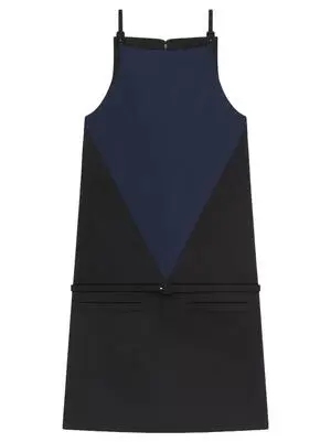 COURREGES Buckle-detail Mini Dress - Black