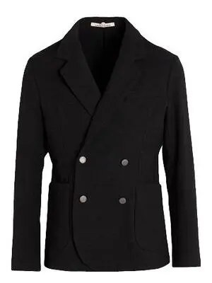 MESSAGERIE Patrizio Piscaglia Blazer Size Cotton, Polyester, Linen - Black