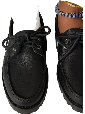 Sperry 2-eye Lug Sole Boat Shoes - Black