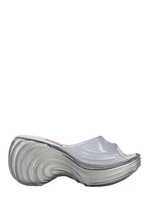 Melissa X Diesel Quantum Jelly Platform Sandals - Transparent