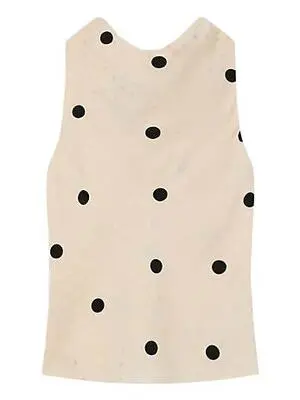 Whistles Polka-dot Halterneck Satin Blouse - Multi-coloured