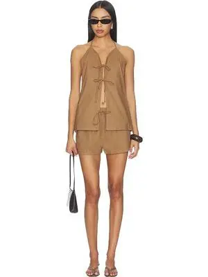ALL THE WAYS Naomi Short Set - Tan