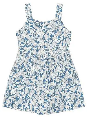 Polo Ralph Lauren Sleeveless Pineapple Printed Day Dress - Blue