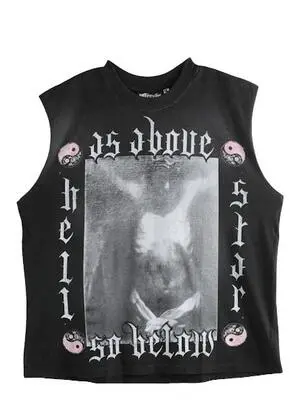 HELLSTAR As Above So Below Muscle T-shirt - Red