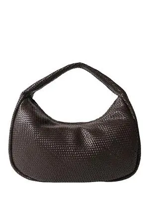 ST. AGNI Bon Bon Leather Shoulder Bag - Coffee