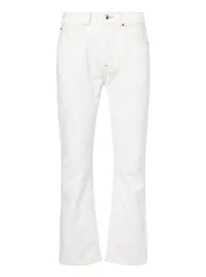 7 For All Mankind Straight Leg Jeans - Chalk