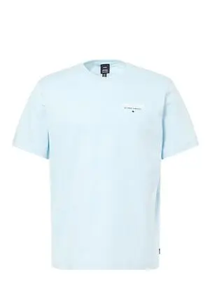 FINISTERRE Letterpress Logo-print Cotton T-shirt - Sky