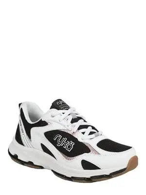 RYKA Devotion X Walking Sneaker - White Black