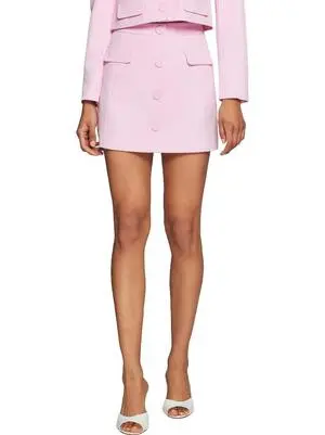 Generation Love Katana Crepe Mini Skirt - Soft Rose