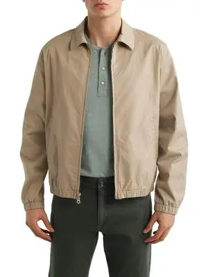 Rag & Bone Harrington Stretch Cotton Jacket - Warmtaupe