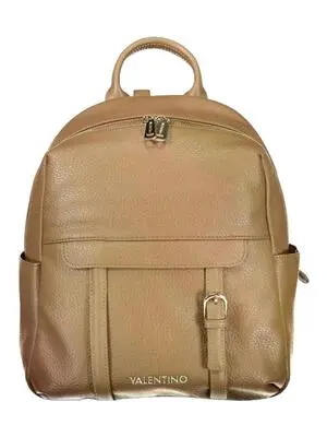 MARIO VALENTINO Mario Valentino Logo Lettering Backpack Neutrals