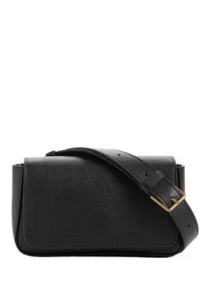 MANSUR GAVRIEL Box Sling Leather Crossbody Bag - Black