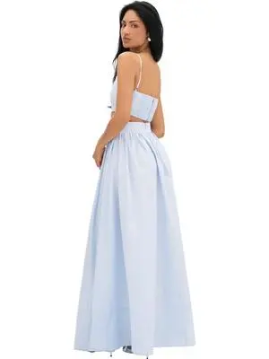 MandiBreeze Rosina Maxi Skirt - Blue