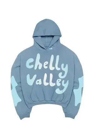 SKYLRK Justin Bieber Coachella 2026 Graphic Iv Hoodie - Blue