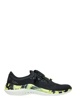 CROCS Literide 360 Marbled Pacerin Sneakers - Black/citrus