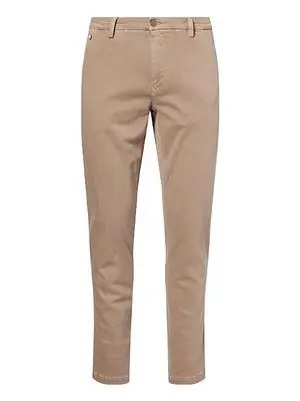 REPLAY Benning Stretch Cotton Chinos - Sand