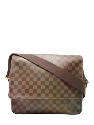 LOUIS VUITTON Damier Shelton Mm Shoulder Bag - Brown
