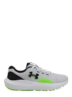 Under Armour Charged Surge 4 Athletic Sneakers - White/hyper Green/black