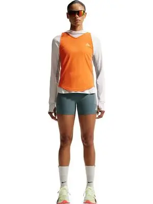 Nike Dri-fit High-waisted 4" Trail Running Shorts - Grey