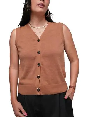 WILDFANG The Everyday Sweater Vest - Walnut