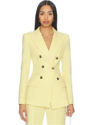 Smythe Double Breasted Blazer - Daffodil