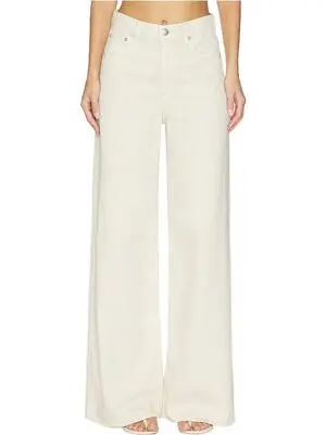 Rag & Bone Rag & Bone Featherweight Sofie Full Wide Leg Jeans Sandstone