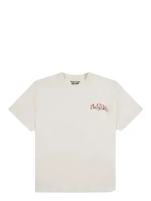 PAPER PLANES Planes Ny Apple Cotton Graphic T-shirt - Eggshell