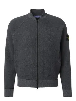 Stone Island Cotton-blend Cardigan - Grey