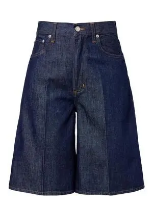 AGOLDE Agolde Nolan Denim Bermuda Shorts In Milkshake Blue