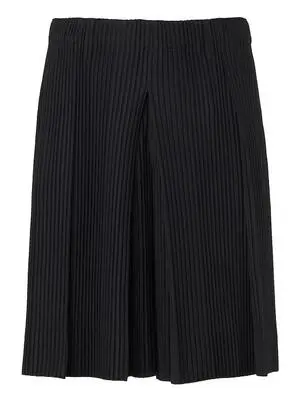 Issey Miyake Homme Plissé Tailored Pleats 2 Bermuda Shorts - Black