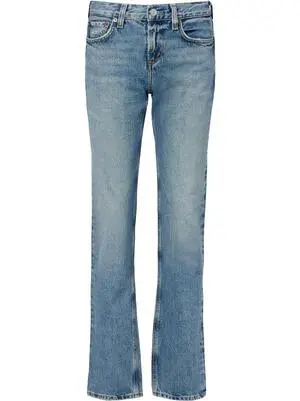 AGOLDE Low-rise Slim Jeans - Blue