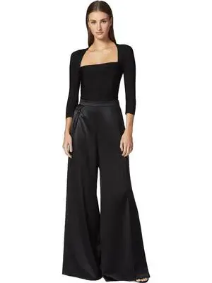 HERVE LEGER Herve Leger Bandage Top With Square Neckline And 3/4 Sleeves