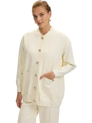 EXQUISE Barbara Knit Cardigan - Ecru