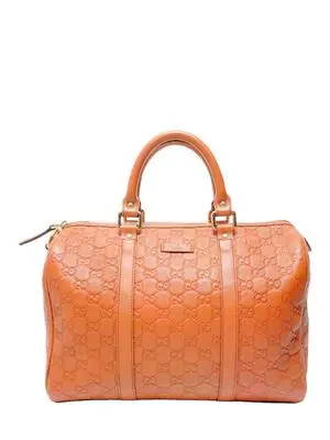 Gucci Guccissima Joy Boston Bag - Orange