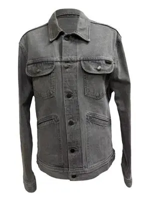 TOM FORD Buttoned Denim Jacket - Grey