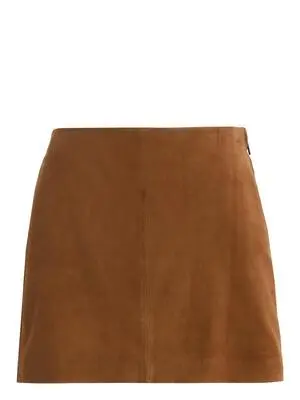 ARMA Suede Mini Skirt - Tan