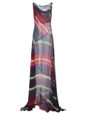 Christopher John Rogers Louie Striped Maxi Dress - Multi