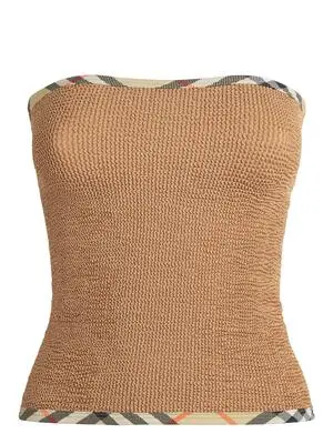 BURBERRY X HUNZA G Hunza G X Burberry Devyn Skirt/bandeau Top - Brown