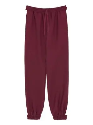 Valentino Garavani Cotton Jersey Vgold Sweatpants - Red