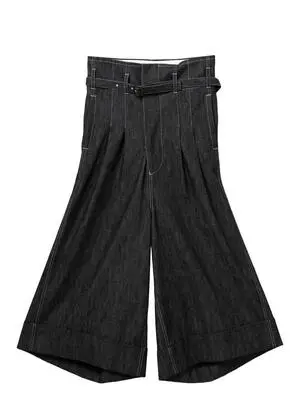 Junya Watanabe Cotton Wide-leg Trousers - Black