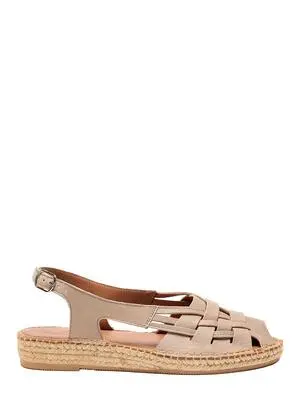 NAGUISA Etel Espadrille Sandals - Black