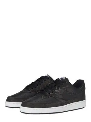 Nike Court Vision Low Top Sneakers - Black